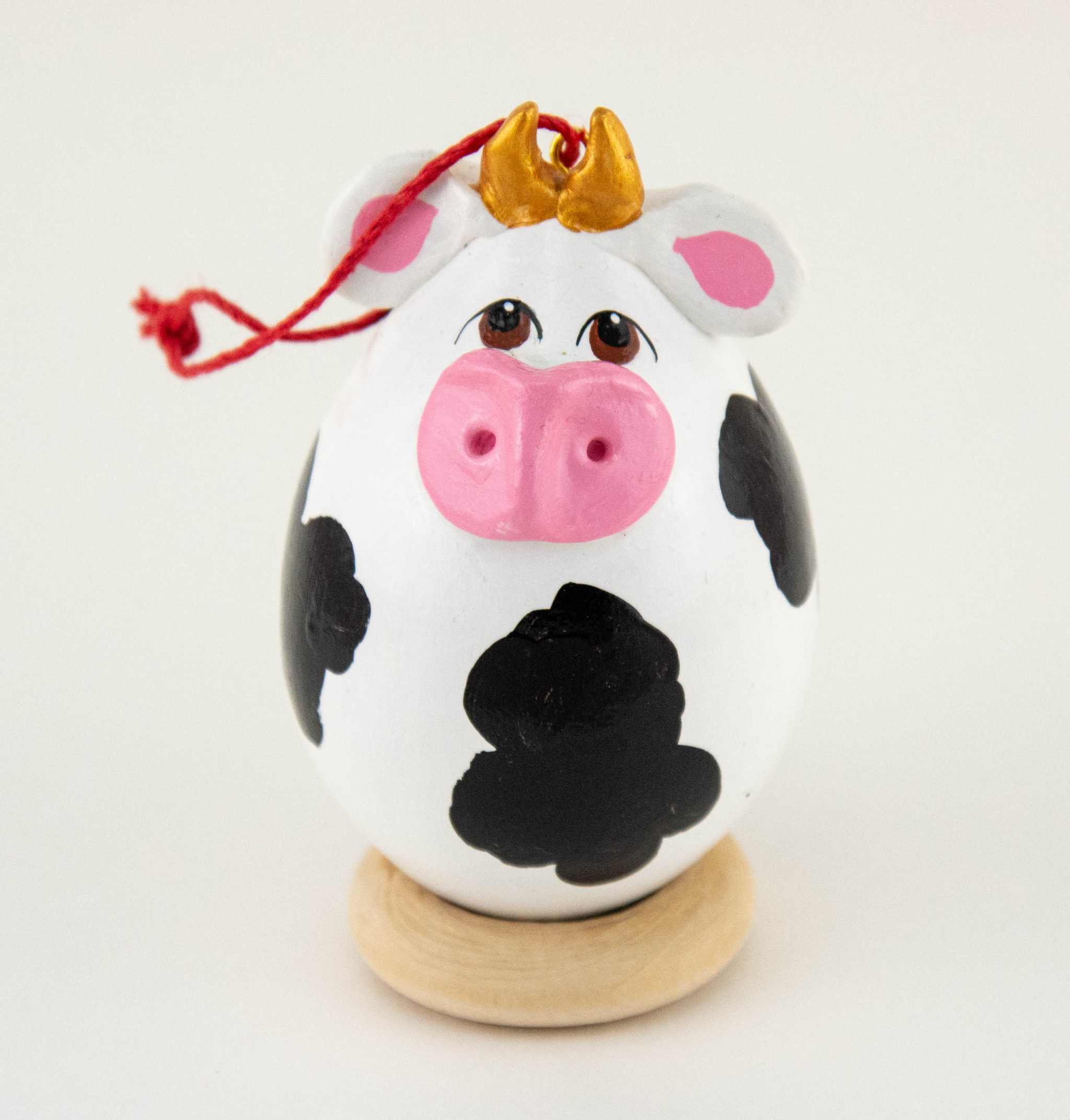 Cow Lover Gourd Ornament Handmade Mothers Day Gift – Gourdaments