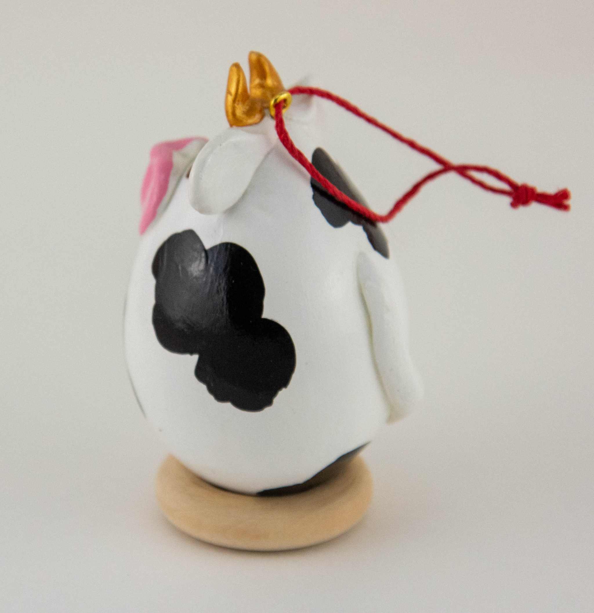 Cow Lover Gourd Ornament Handmade Mothers Day Gift – Gourdaments